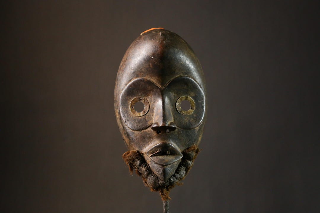 African Mask Large Dan Kran African Mask Tribal Wall Art Unique ...