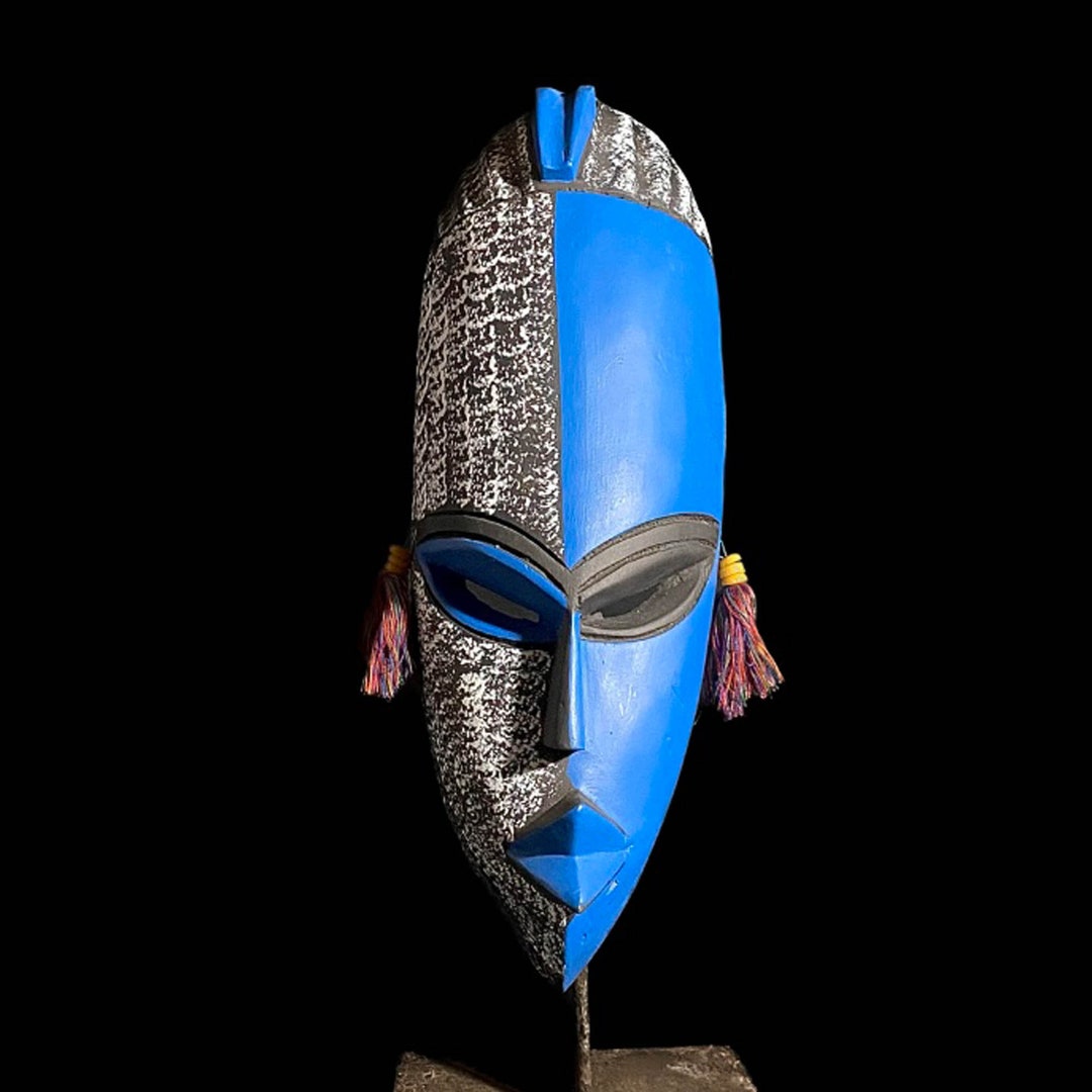 African Mask Traditional Vintage Art Tribal One Piece Home Décor Masks ...