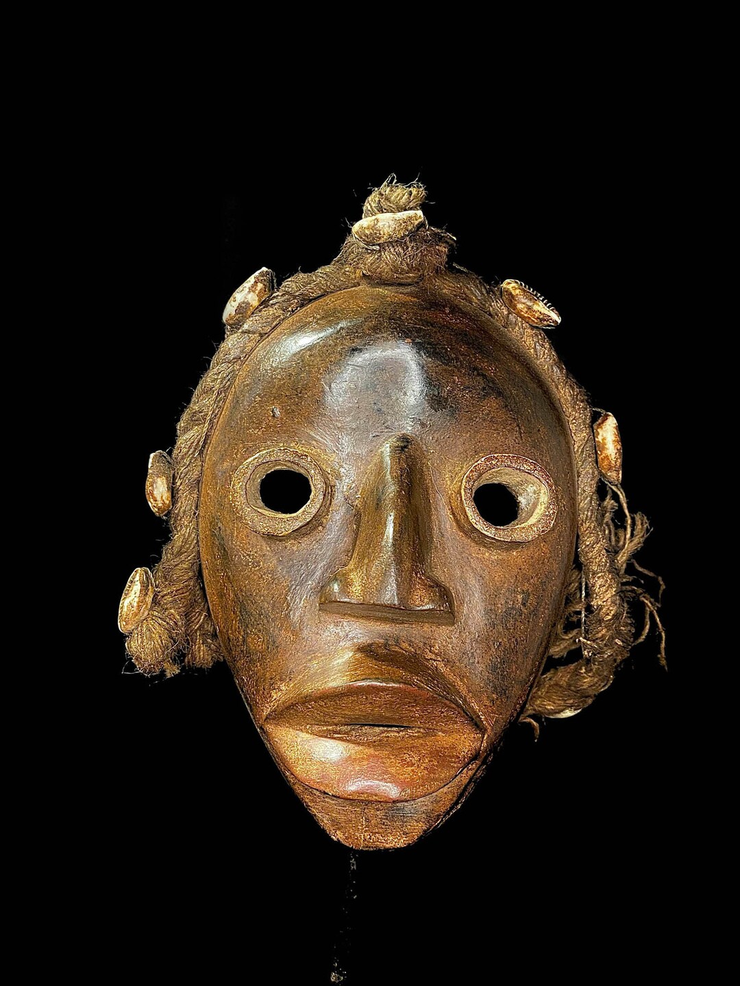 Antique Wall African Mask African Bete Mask LIBARIA Vintage Mask Gre ...