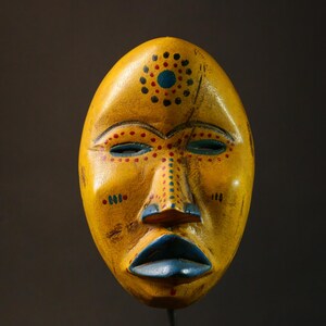 African Dance Mask | Hand-carved Kongo Tribal Art | Unique Secret ...