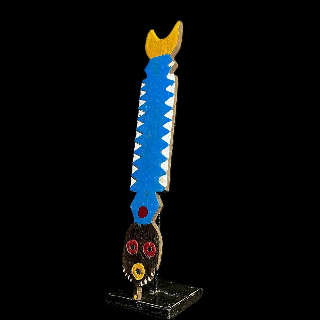 African Mask African Bobo Bwa Plank Mask Burkina Faso Décor MASK-G1270 ...