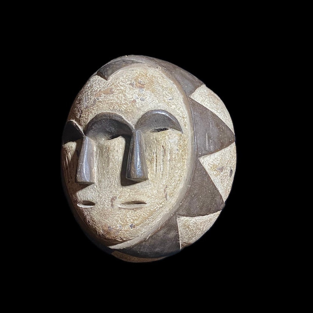African Mask 3 Faces Lega Mask Congo Bwami Mask Society of Lega Mask ...