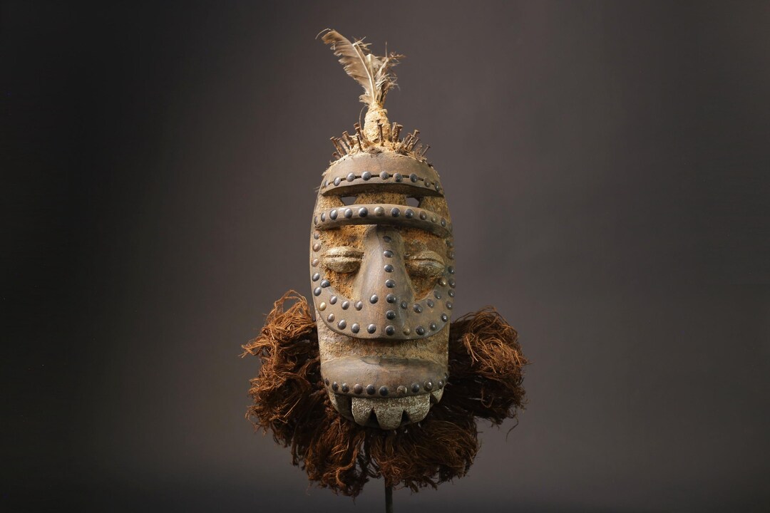 African Wood Mask Antiques Tribal Art Wooden Dan Tribe Masks for Wall ...