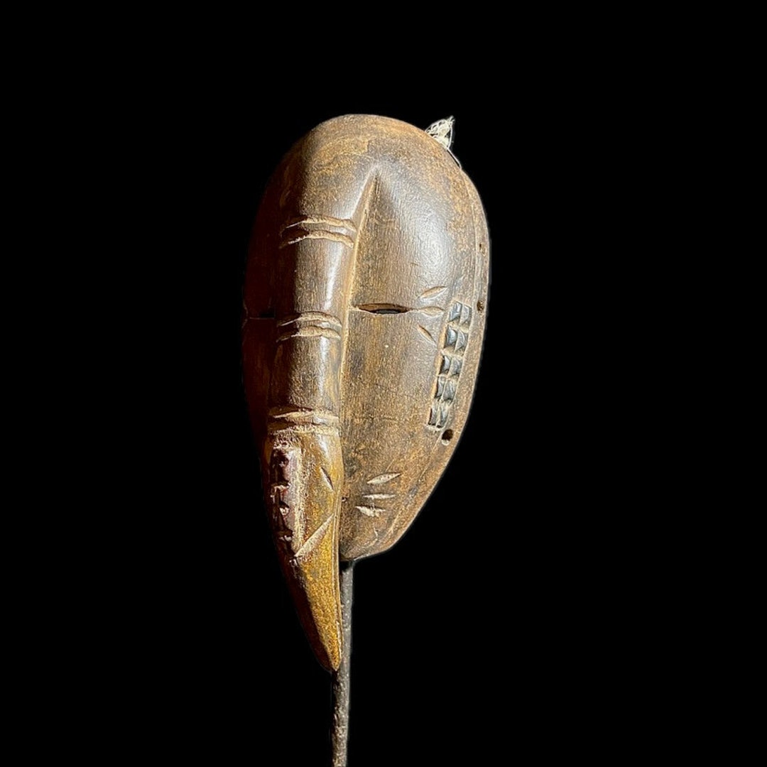 Guru Mask of the Elephant Mask African Mask Tribal Face Mask Wood Wall ...