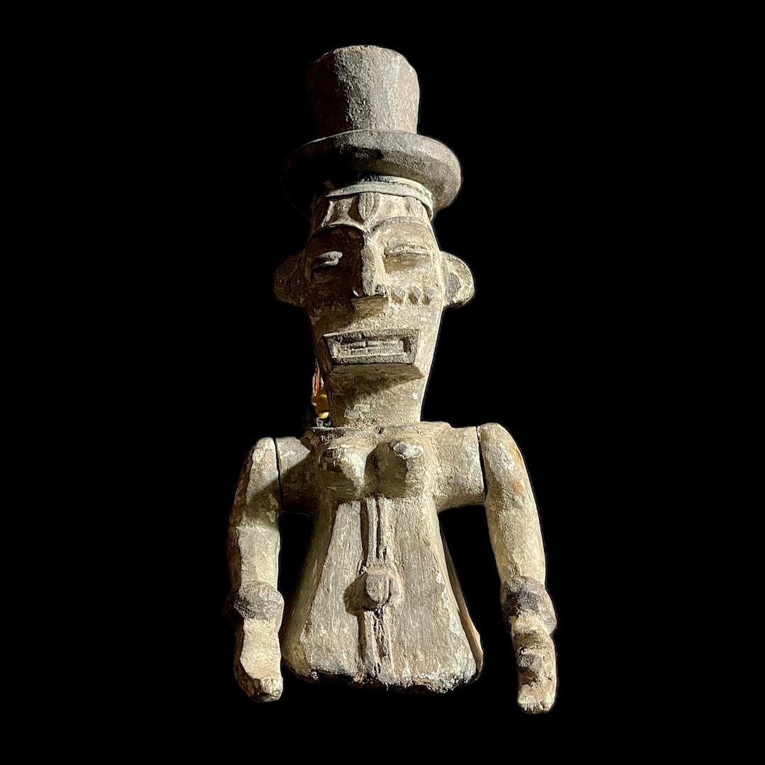 African Sculpture Tribal Art Wooden Carved Statue Igbo Sculpture Tribal ...