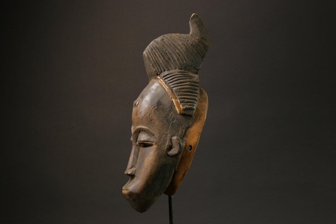 African Mask Wood African Real Figure Vintage African Masks for Wall ...