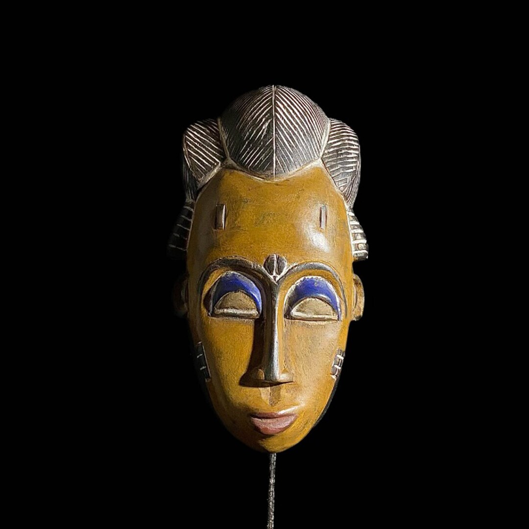 African Mask Traditional Vintage Art Tribal One Piece Home Décor ...