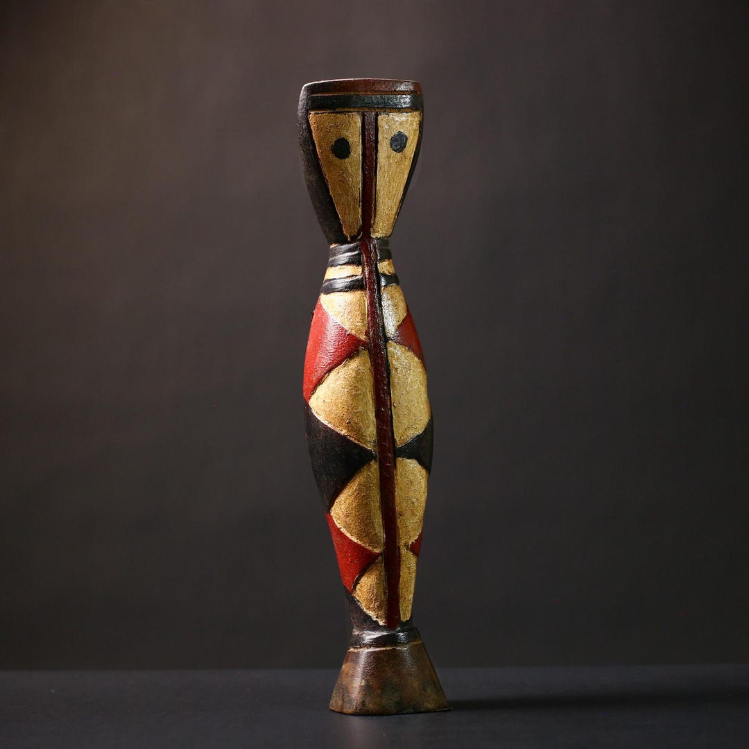 African Baga Snake Sculpture: Ethnic Collectible Home Decor-g4511 - Etsy