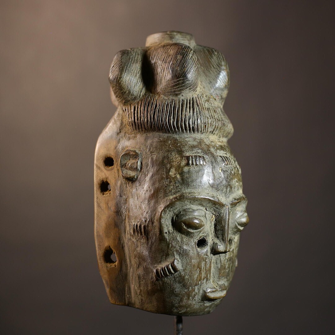 African Bete Guro Mask | Handcrafted Tribal Art | Authentic Wooden ...