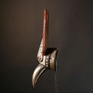 Captivating African Bobo Bird Mask Unique Tribal Art Decor for Cultural ...