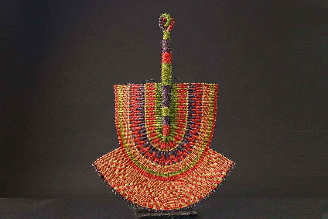 African Extra Large Decorative Wall Fan Assorted Home Décor Ghana's for ...