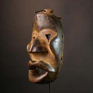 African Mask Unique Large Dan Maou Mask Antique Tribal Wall Art for ...