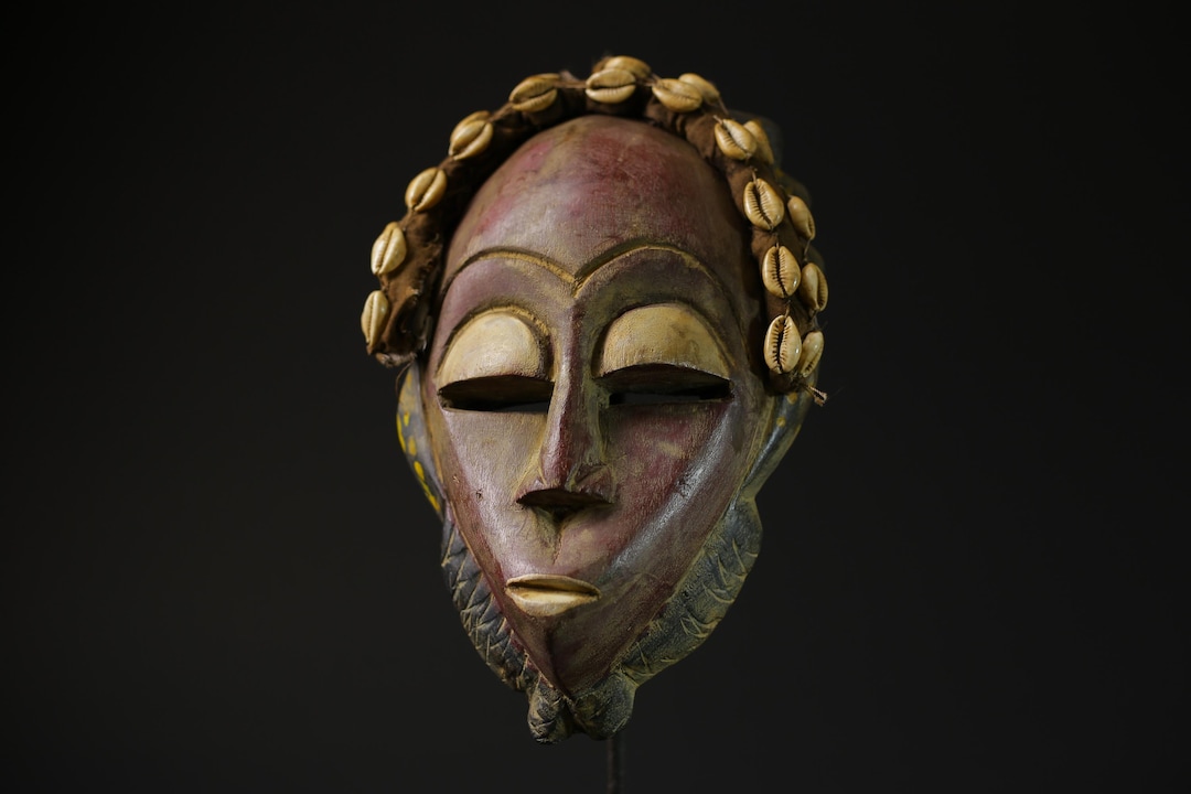 Dan Tribal Art African Mask: Handcrafted Liberian Wall Decor-g2230 - Etsy