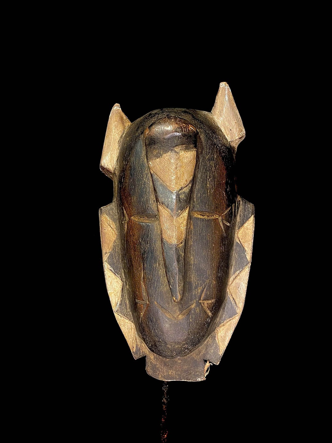 African Mask Traditional Vintage Art Tribal One Piece Home Décor Mask ...