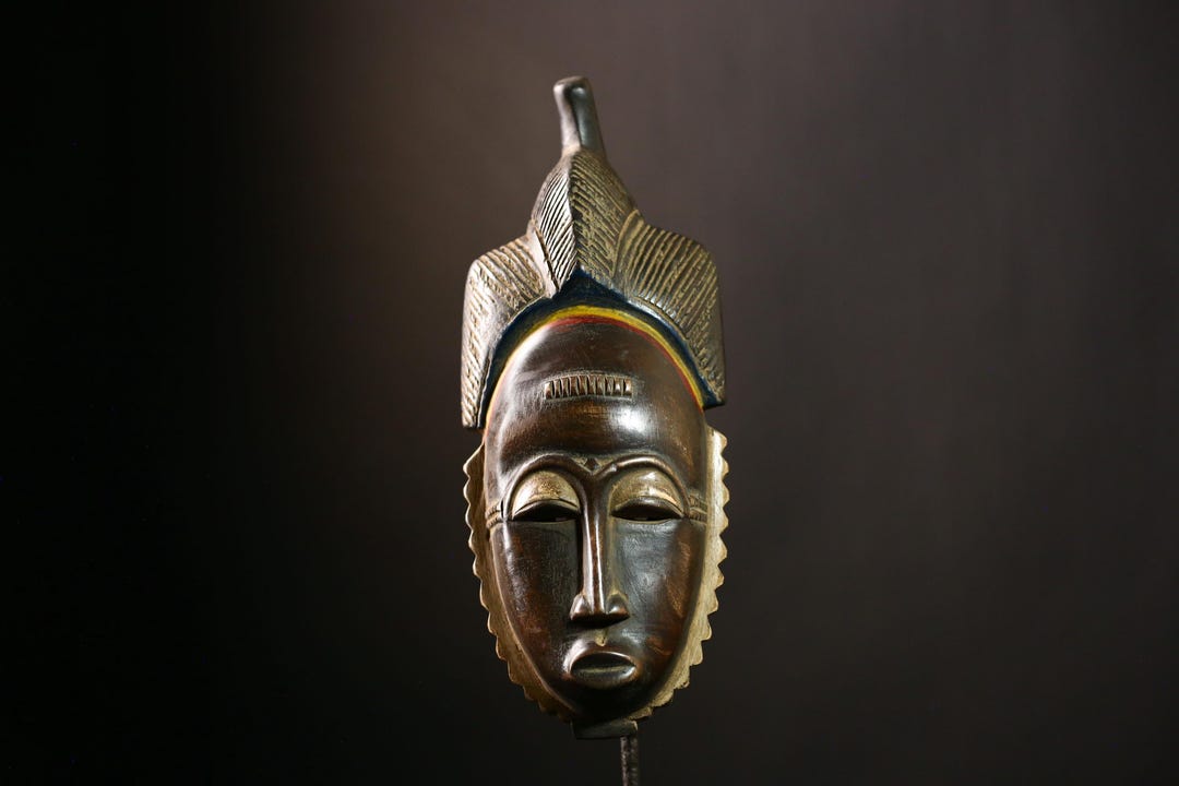 African Masks Antique Baule Antique Masks Wall Hanging Antiques Masks ...