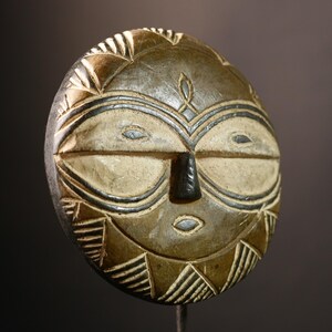 Exquisite African Bwa Sun Mask Symbolic Cultural Artifact for Home ...