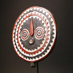 African Authentic African Sun Mask BWA Handcrafted Unique Wall Hanging ...