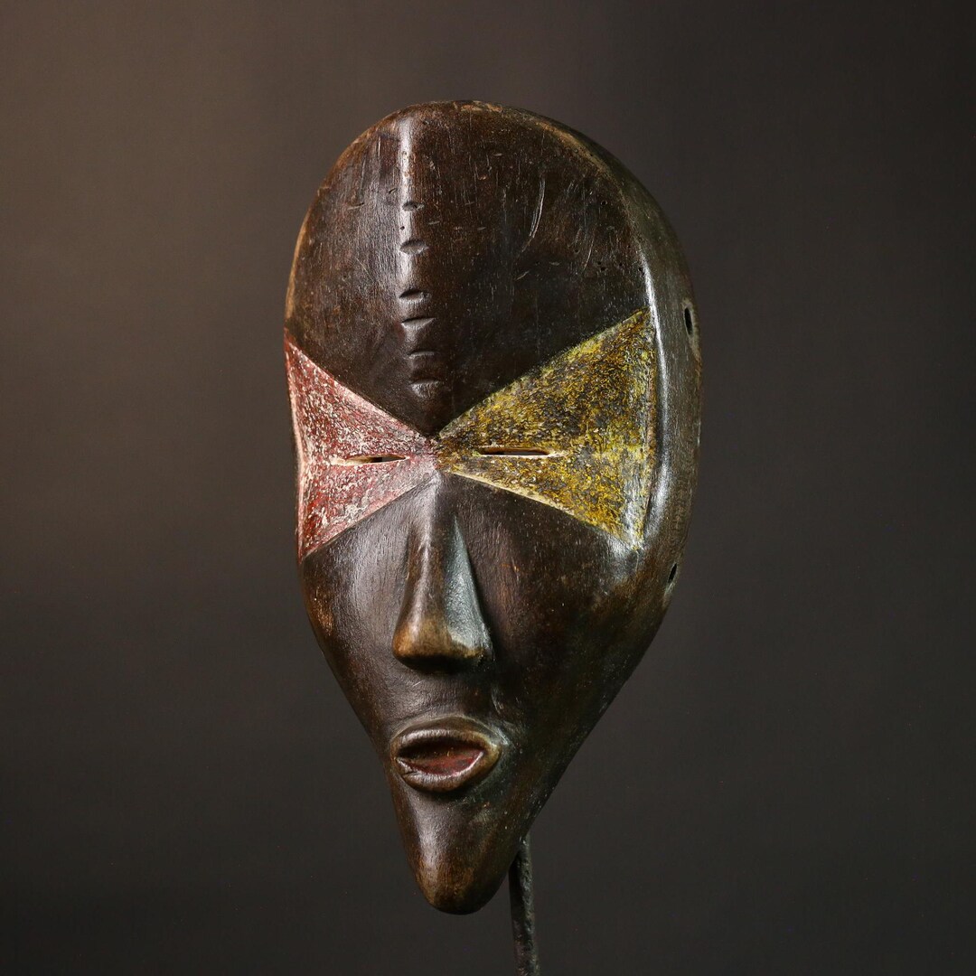 Authentic Lega African Mask: Congo Bwami Cultural Art, Handcrafted ...