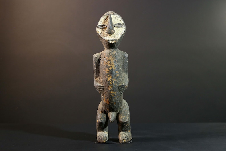 African Fang Statue: Gabonese Ebony Wood Ancestral Sculpture-g5723 - Etsy