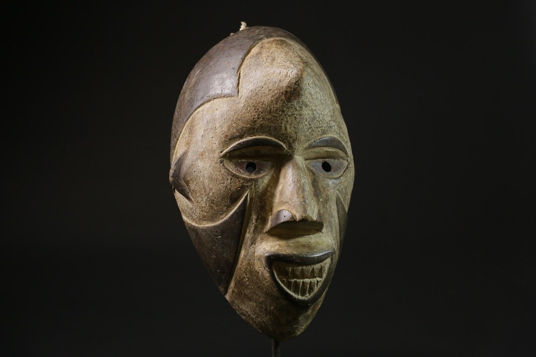 African Face Masks Tribal Art Wooden Carved Mask Wood Igbo Spirit Masks ...