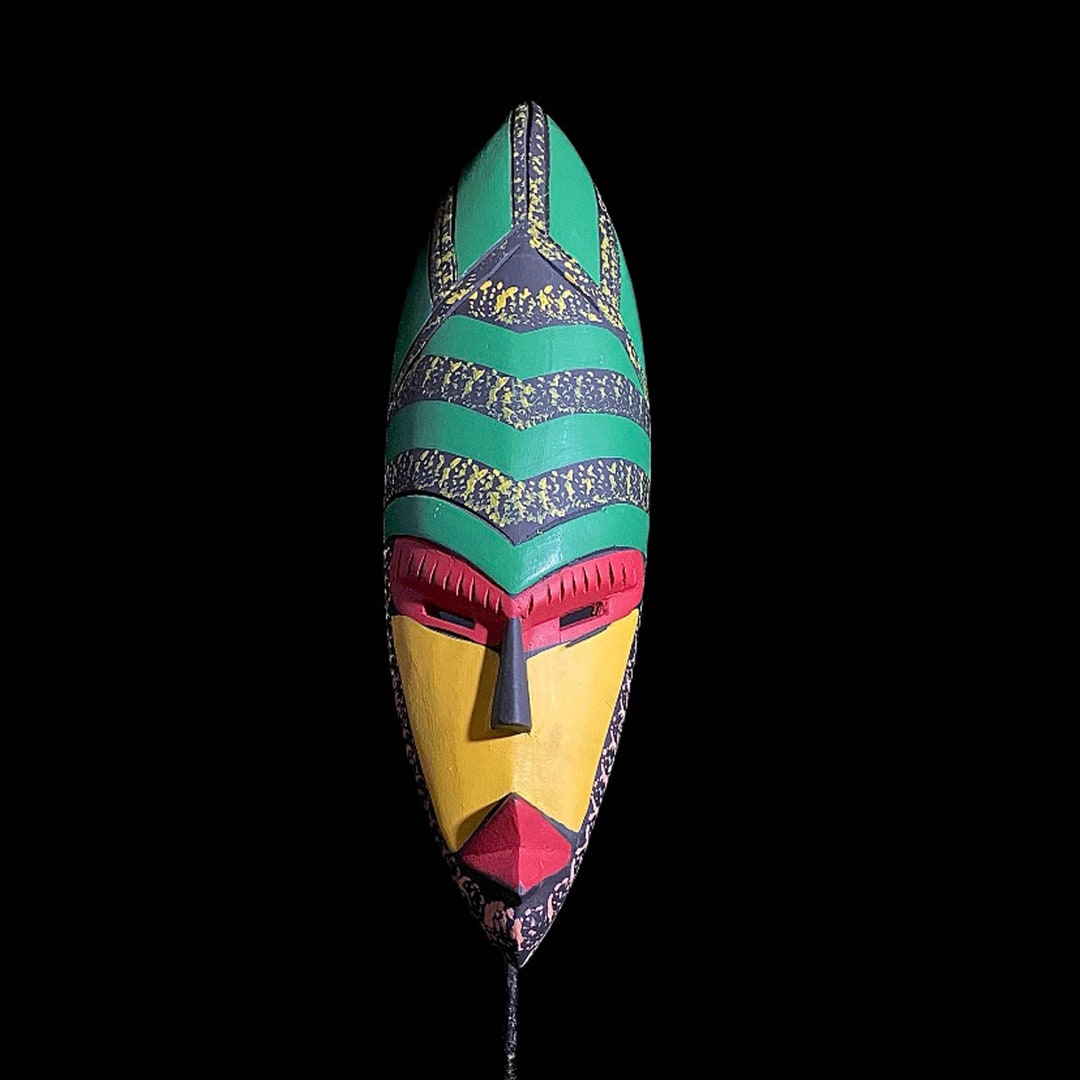 African Mask Tribe Mask Ghana African Mask Tribal Mask Wood Hand Carved ...