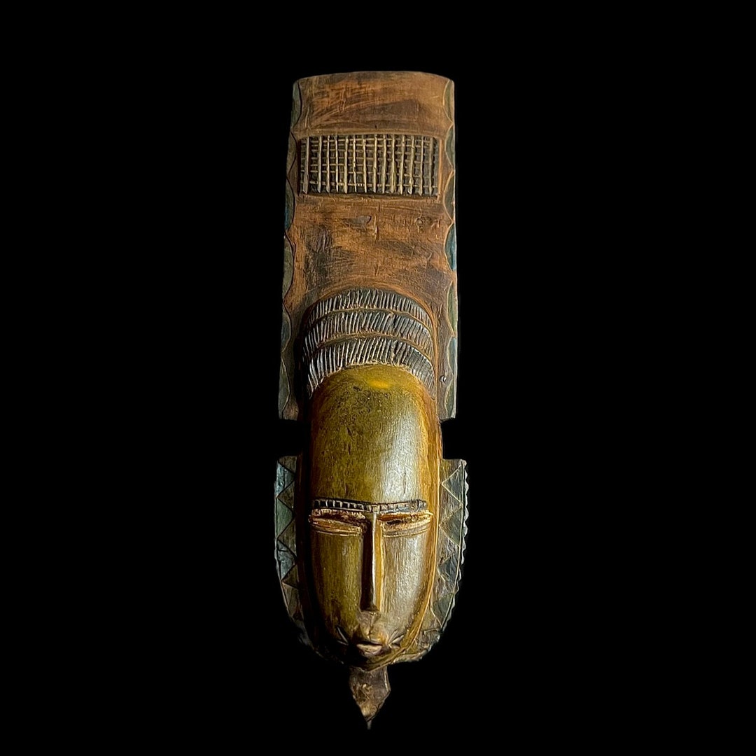 African Mask Traditional Vintage Art Tribal One Piece Home Décor Wall ...