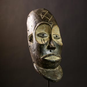 Authentic African Bayaka Tribal Mask Decorative Art Wall Hanging Unique ...