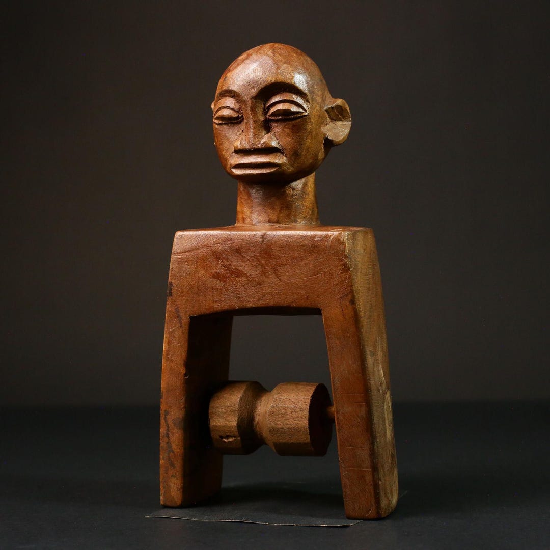 African Mask | Tabwa Oracle Art | Hand Carved Wooden Decor | Unique ...