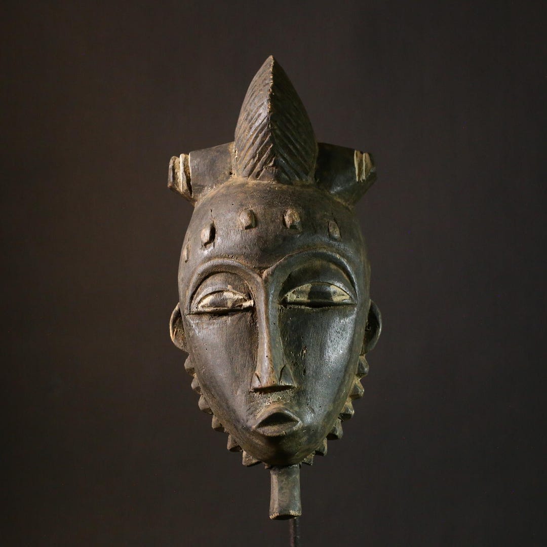 African Masks | Home Décor Mask Accent | Guro Wooden Carved Art ...