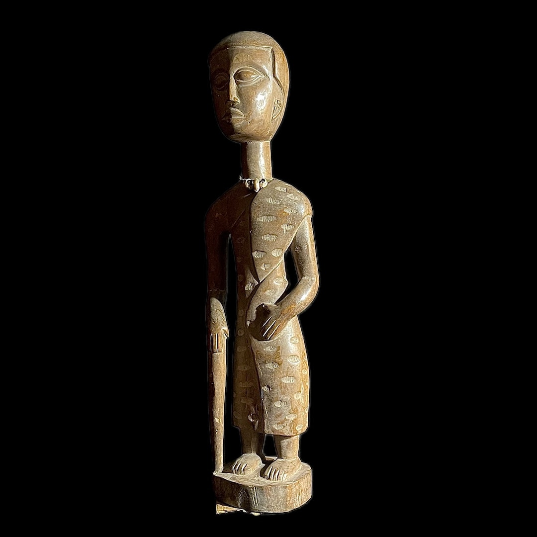 African Sculpture Tribal Art Wooden Carved Statue Tribal Wood Fang Wood ...