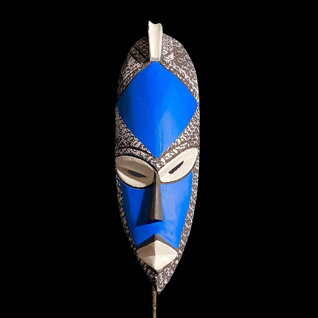 African Mask Ghana Mask Home Décor Mask Mask Wall Hanging Primitive Art ...