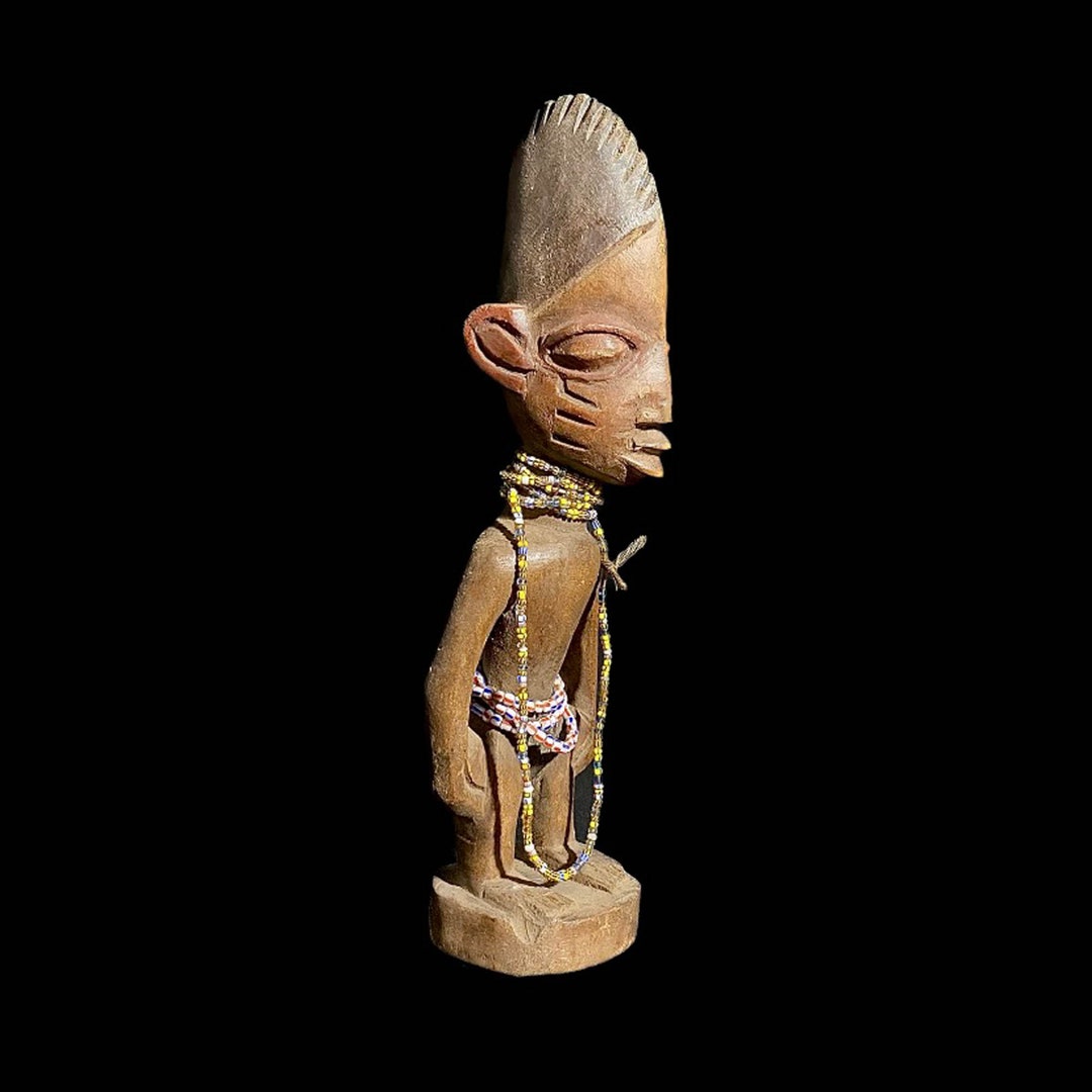 African Sculpture Tribal Art Wooden Carved Statue Tribal Wood Primitive ...