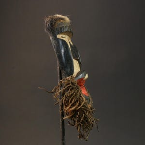 African Wood Mask Antiques Wooden Tribal Dan Kran Also Dan Ngere or Dan ...