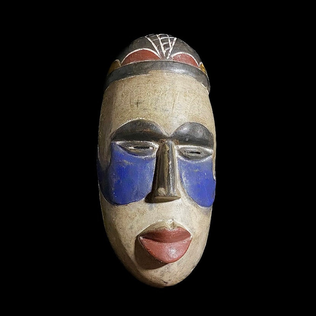 African Mask Wooden Mask Hand Carved Home Décor Mask Igbo Mask From ...