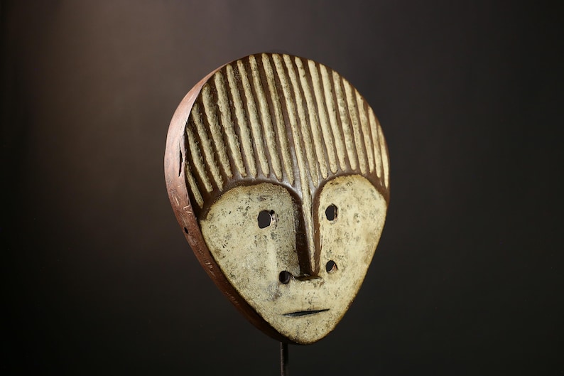 Hand Carved African Bwami Mask: Tribal Wood Wall Sculpture-g3986 - Etsy