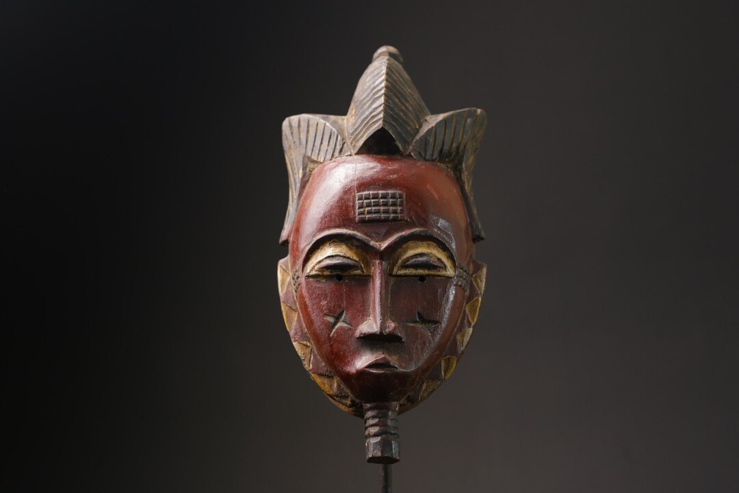 African Guro Guro Mask - Hand-carved Tribal Wood Mask - Unique Home ...