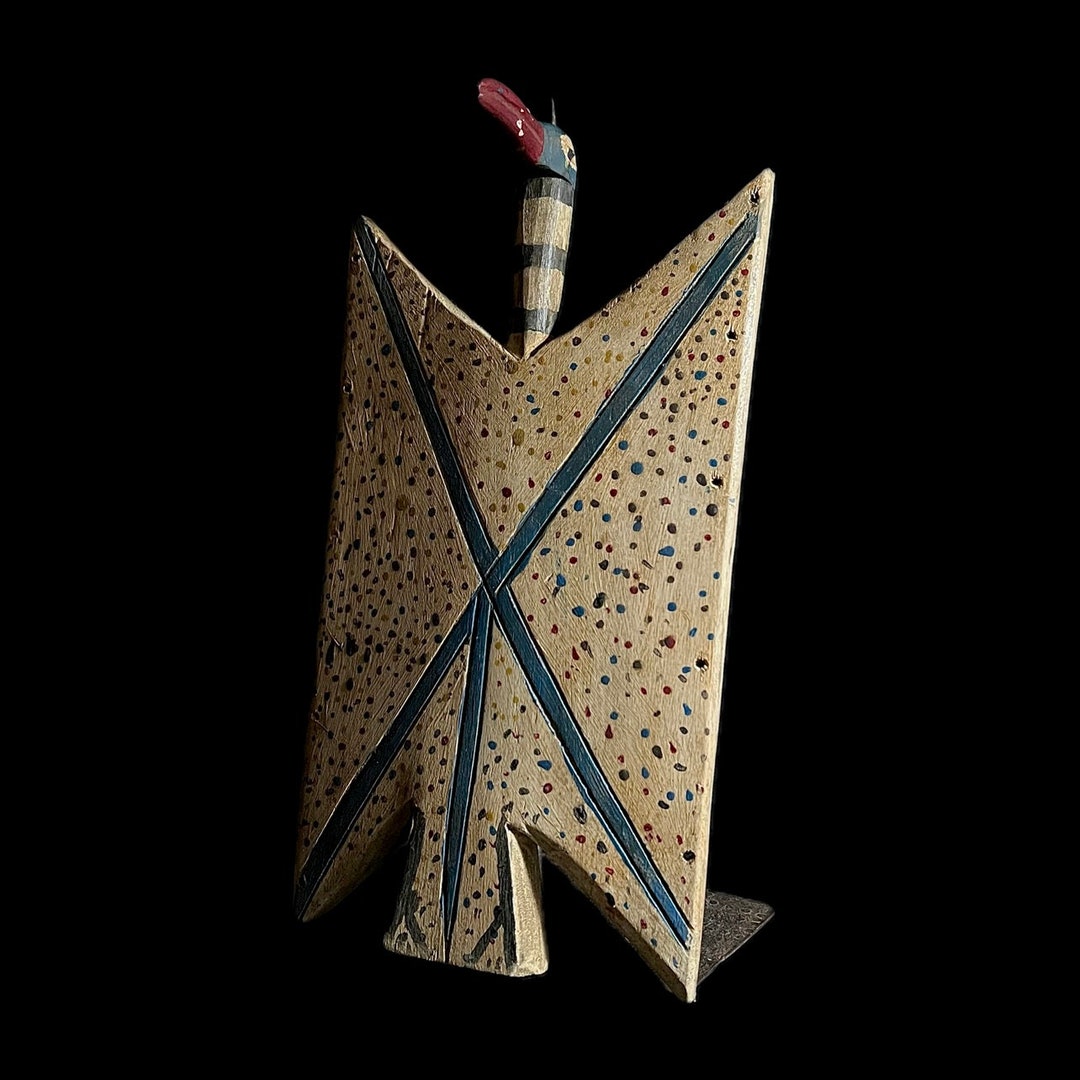 African Bird Figure Senufo People Hand Carved Home Décor Statue-g1898 ...