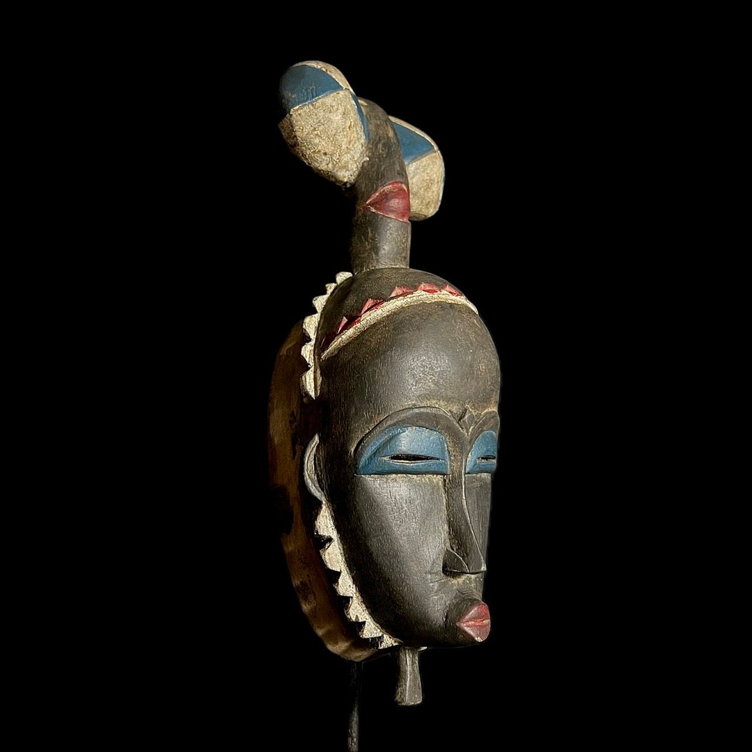 African Mask From the Guru Tribe Tribe Art Vintage Baule Mask Wall ...