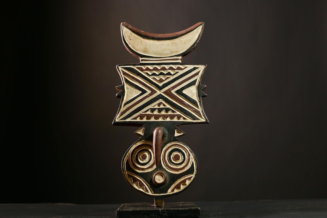 African Bwa Plank Bobo Mask Large Tribal Wall Art, Handcrafted Wooden ...