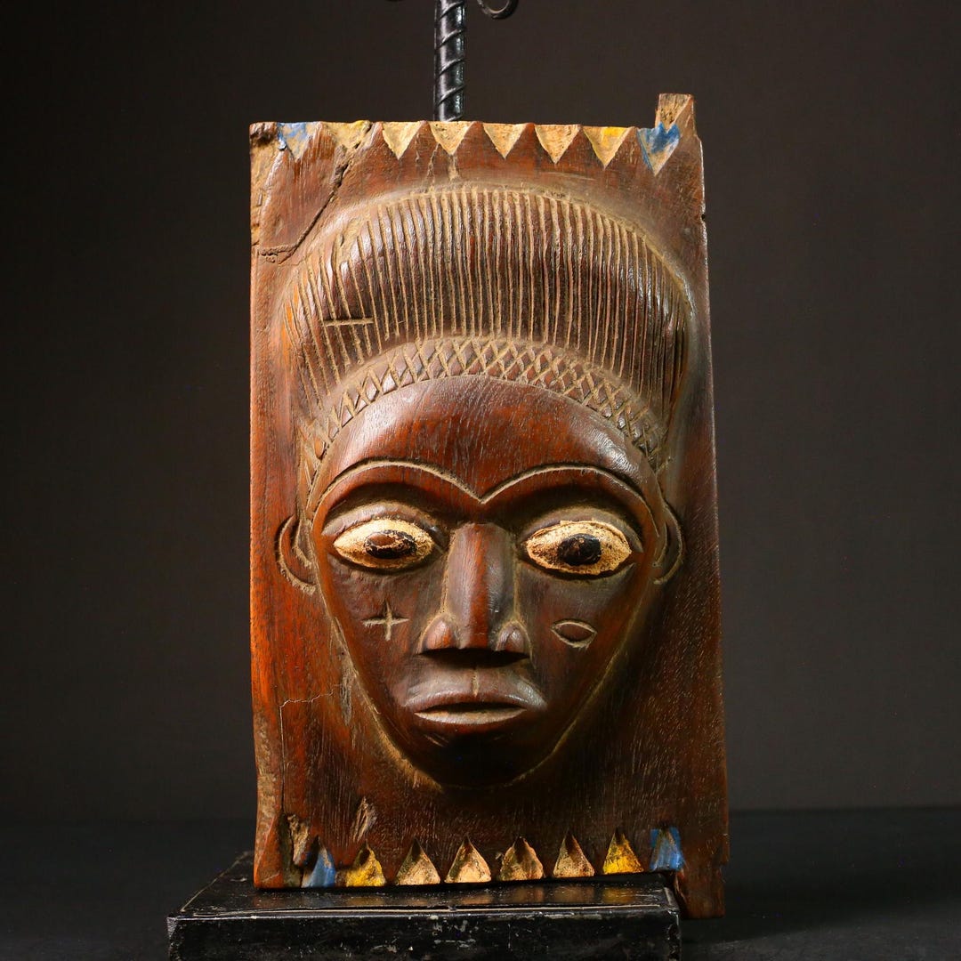 African Dogon Granary Door | Ancestral Symbols Art | Rustic Wall Decor ...