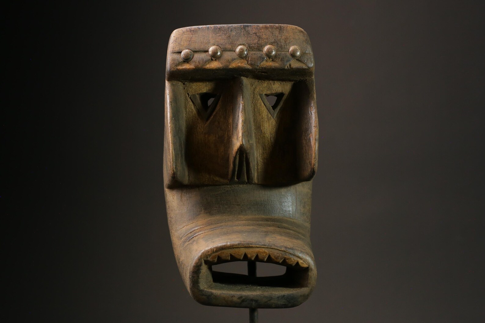 African Wood Mask Antiques Wooden Tribal Dan Kran Also Dan Ngere or Dan ...