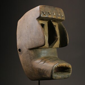 African Wood Mask Antiques Wooden Tribal Dan Kran Also Dan Ngere or Dan ...