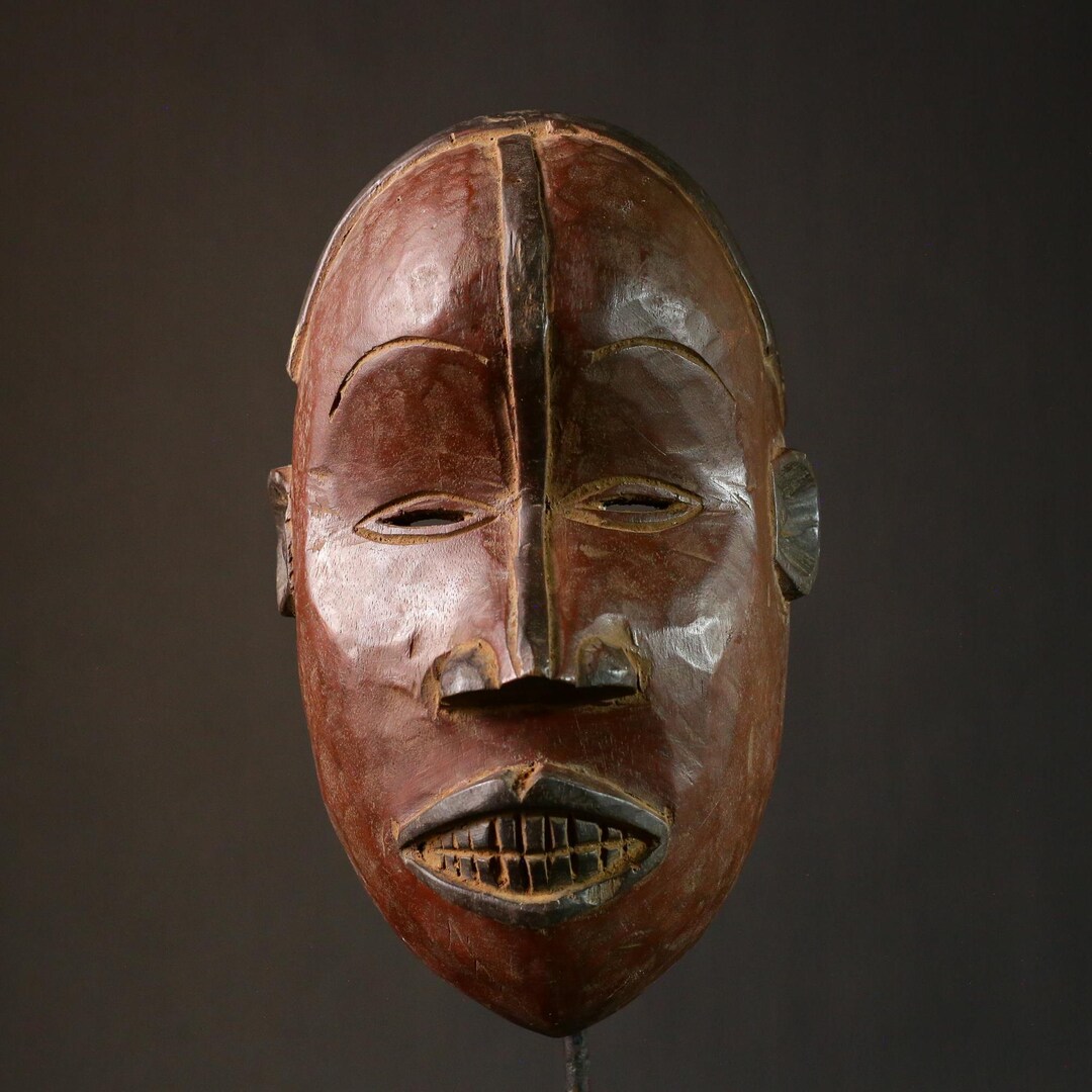 African Authentic Mask Vintage | Traditional Igbo Wall Hanging | Unique ...