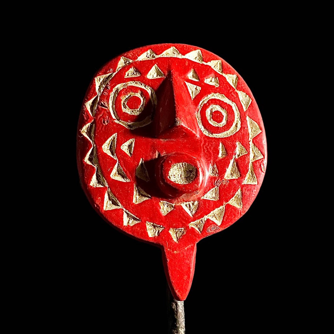 African Sun Mask Traditional African Craft, Handmade Wall Art Mask ...