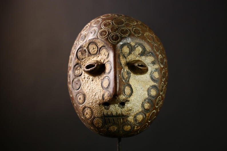 Carved Wood Bwami Mask: African Congo Tribal Art Sculpture-g3936 - Etsy
