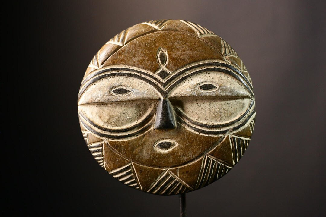 Exquisite African Bwa Sun Mask Symbolic Cultural Artifact for Home ...