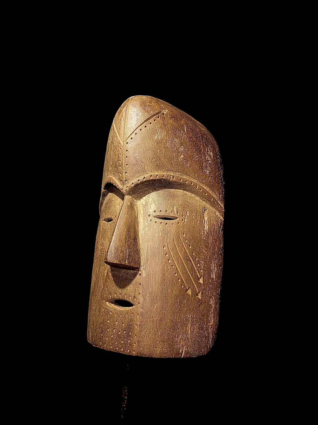 African Mask Traditional Vintage Art Tribal One Piece Home Décor Tribal ...