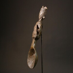 African Vintage Ifugao Wood Spoon | Authentic Traditional Ceremonial ...