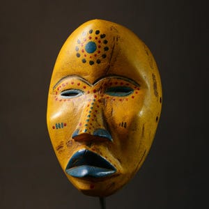 African Dance Mask | Hand-carved Kongo Tribal Art | Unique Secret ...