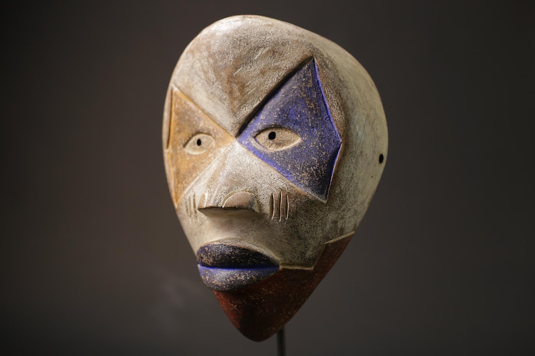 African Tribal Maiden Spirit Mask Vintage Igbo Wooden Mask for Rituals ...